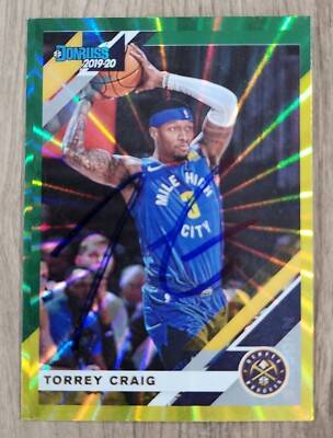 Torrey Craig Signed 2019-20 Donruss Card #53 Brooklyn Nets Denver ...