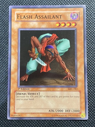YuGiOh! - Flash Assailant MRL-082 Common 1st Edition Near Mint Magic ...