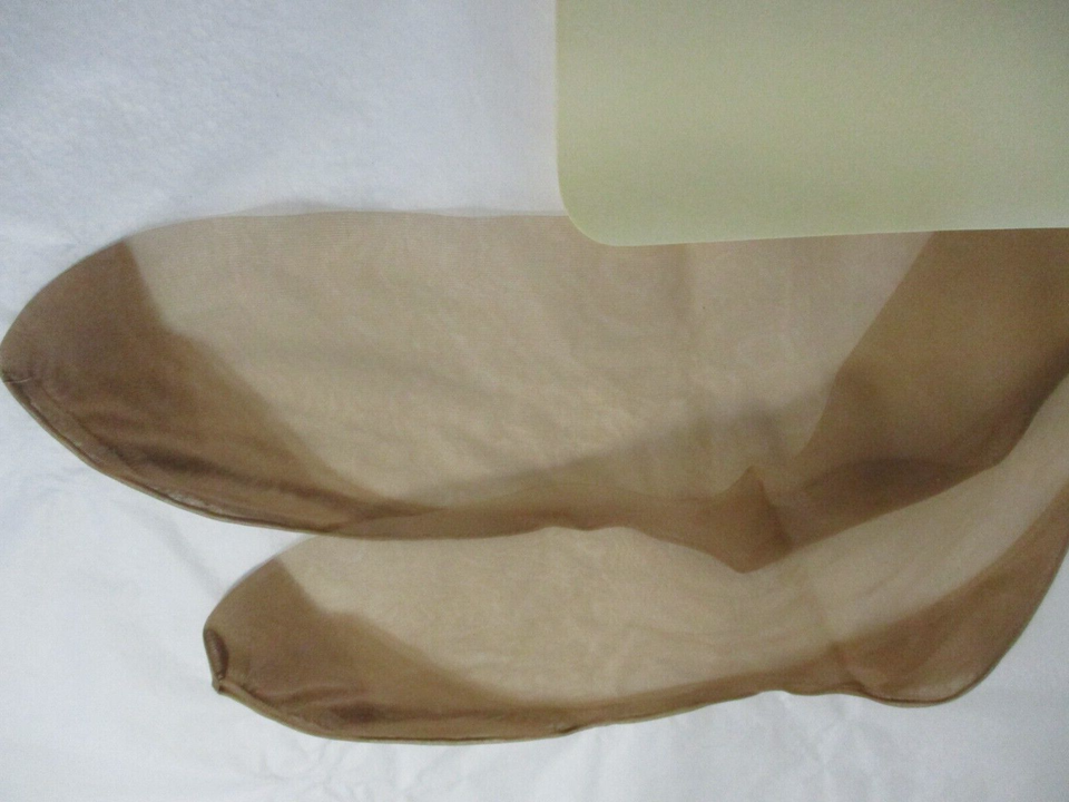 1PR VINTAGE PENNY'S SEAMED FULL FASH FLAT KNIT NYLON STOCKINGS SZ 11 M ...