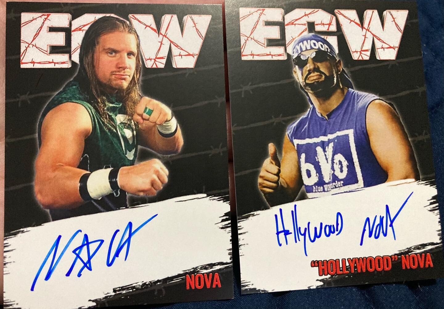 ECW Nova auto card BWO simon dean wwe signed cards | eBay