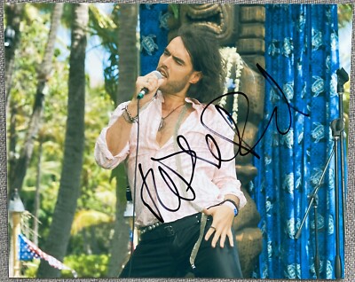 Russell Brand Signed In Person 8x10 Color Photo - Authentic | eBay