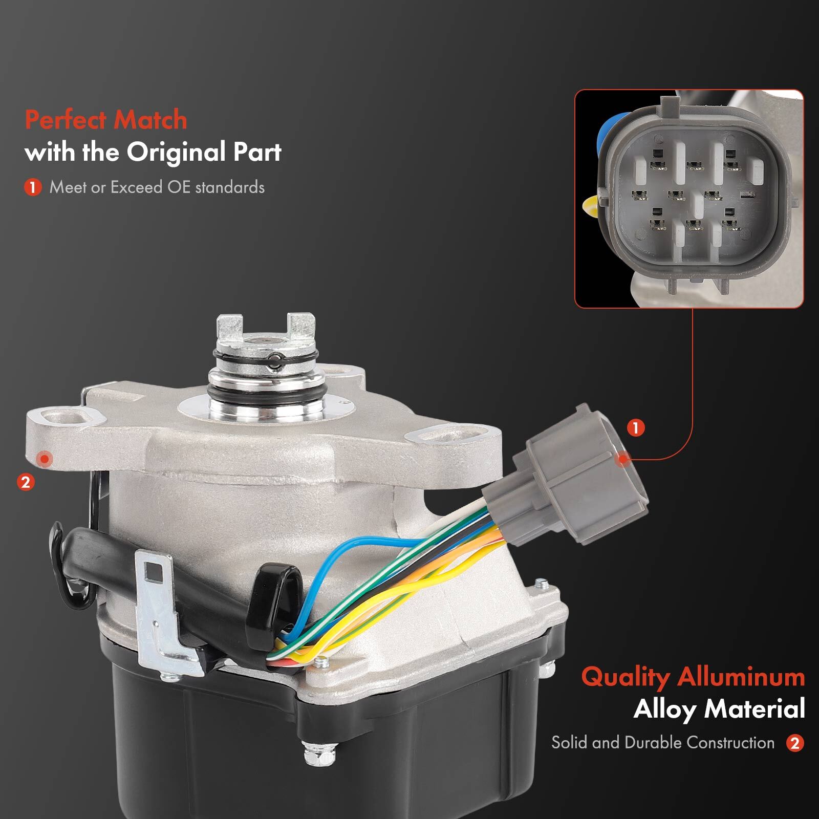 Ignition Distributor for Honda CR-V 1997-1998 2.0L Supplied with Cap ...