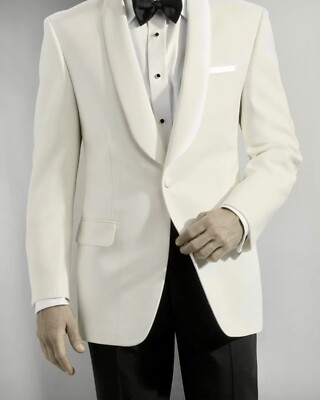 Tuxedo Dinner Jacket Ivory / 35 To 48 / Reg - Short - Long RICK PALLACK ...