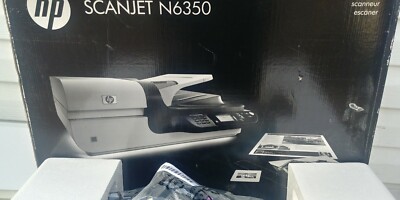 HP ScanJet N6350 Flatbed Scanner | Duplex | CCD | Laser | Ethernet (RJ ...