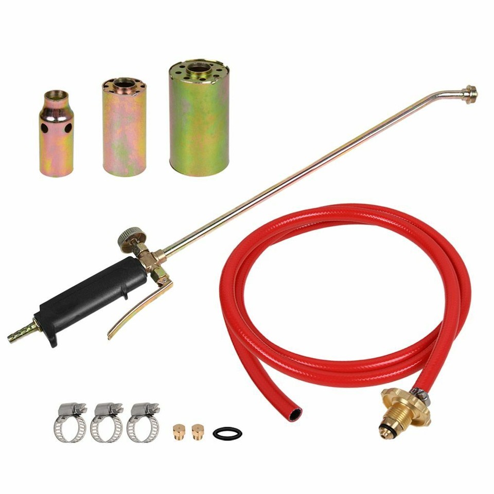 Propane Butane Gas Torch Burner Blow Kit Roofers Roofing Brazing & Hose ...