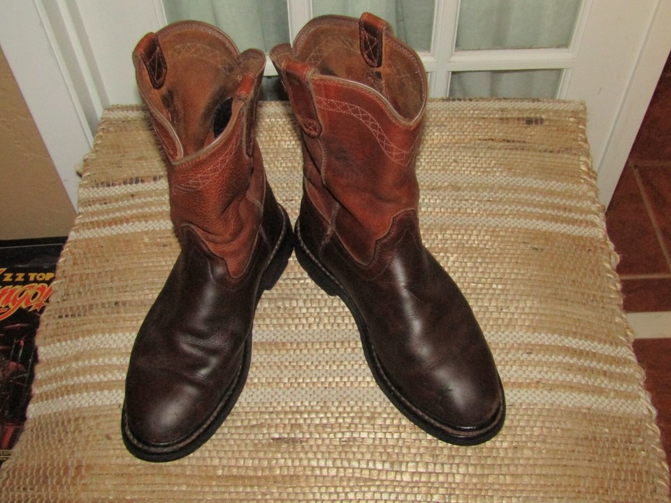 Ariat 10002428 Brown Slip-Resistant Sierra Western Wellington Boots Men ...