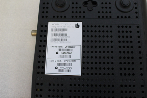 Router Unitymedia technicolor Model: TC7200.U 2.4Ghz / 5.0 GHz SSID ...