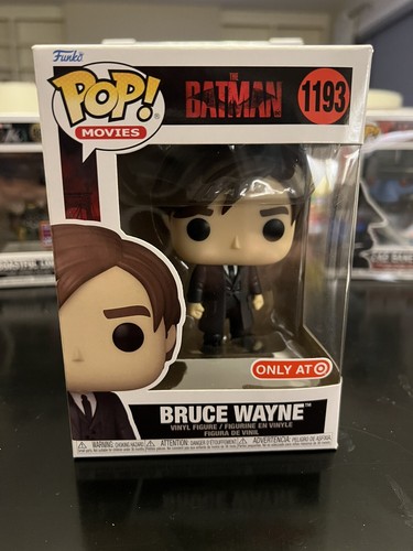 Funko Pop! Bruce Wayne #1193 THE BATMAN Target Exclusive Vinyl Figure ...