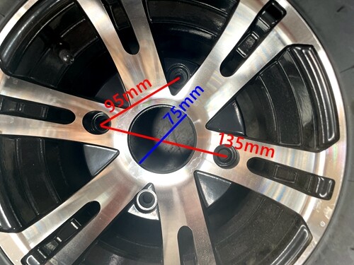 10 inch Complete Wheel Alloy Rim Tyre Quad ATV Buggy Gokart 4 Stud ...