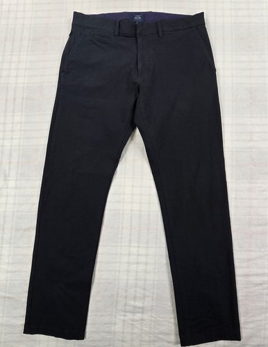 J Crew Tech Pant 484 Slim Fit Performance Chino Work Black 31 x 30 | eBay