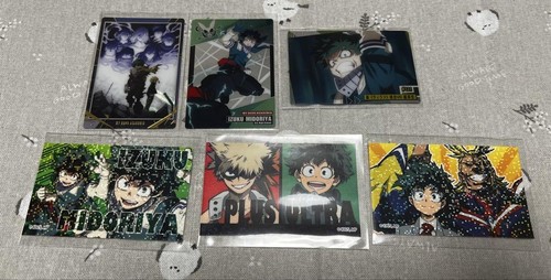 My Hero Academia Izuku Midoriya Card,Sticker,Sleeve,Used,Collectible | eBay