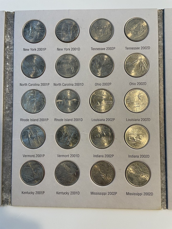 Washington Quarters State Collection 1999–2003 Volume 1 Collection Book ...