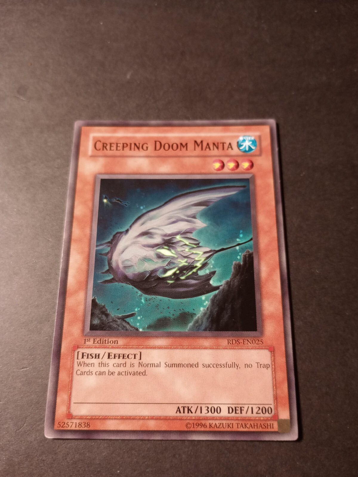 Yu-Gi-Oh! Creeping Doom Manta 1st Edition Common Card RDS-EN025 LP | eBay