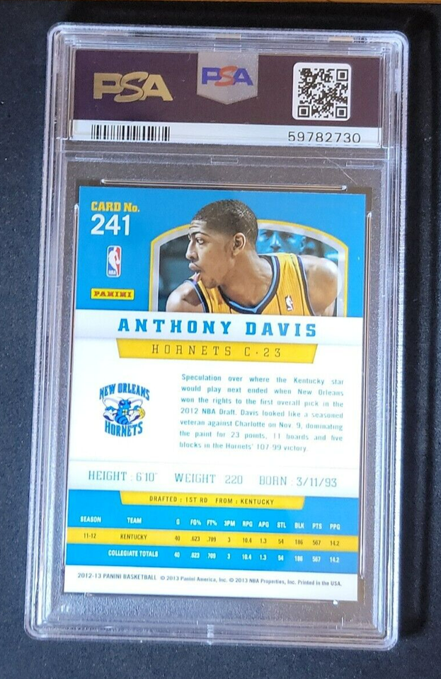 2012-13 Panini Basketball - ANTHONY DAVIS- Rookie RC #241! Nola-Lakers ...