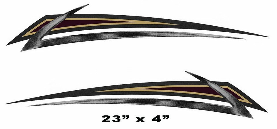 RV, Trailer Hauler, Camper, Motor-Home Large Decals/Graphics Kit-K-0009 ...