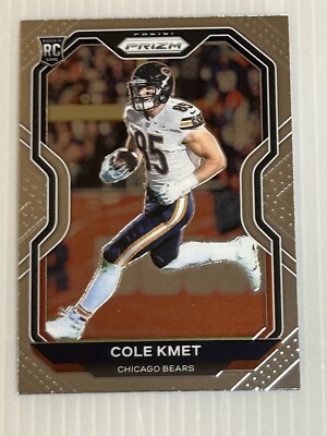 Cole Kmet 2020 Panini Prizm Football Rookie Card RC #305 Chicago Bears ...