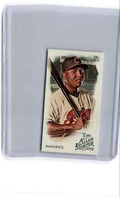 2019 Topps Allen & Ginter A&G Back Mini Jose Ramirez Cleveland Indians ...