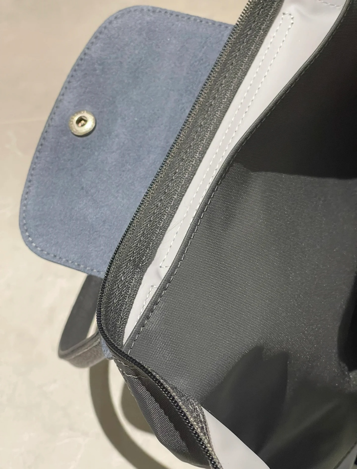 Longchamp Le Pliage Graphite Medium | eBay UK