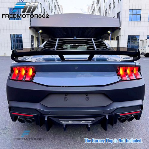 Fits 24-25 Mustang 7th Gen S650 Coupe ABS Dark Horse Trunk Spoiler ...