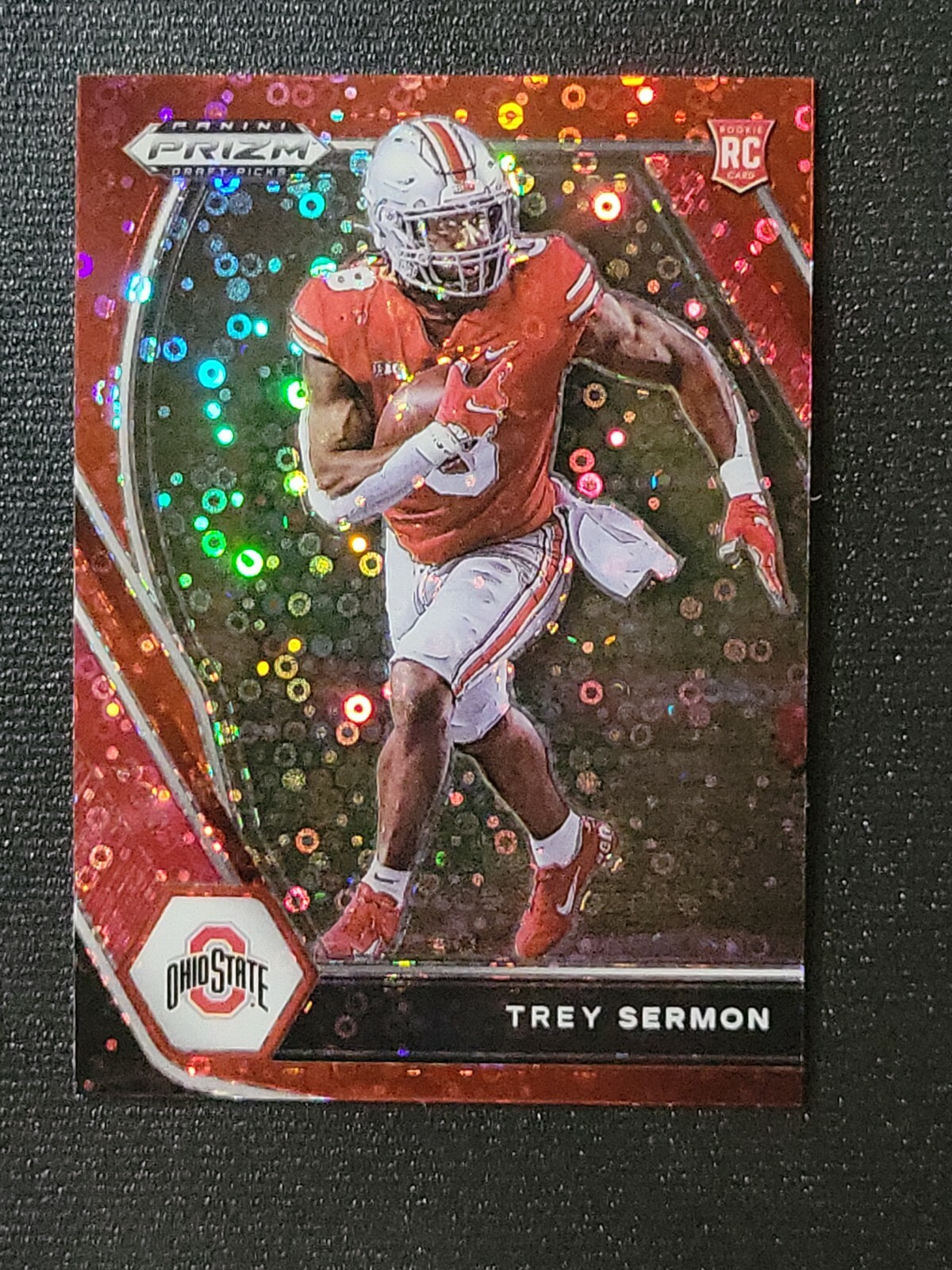 Trey Sermon Rookie Card Ice Red Prizm no.159 Near Mint/Mint | eBay