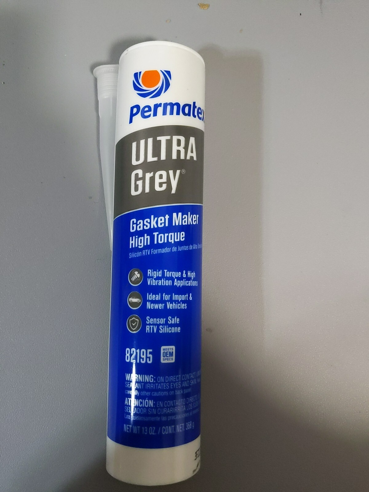 Permatex Ultra Grey Rigid High-Torque RTV Silicone Gasket Maker 13oz ...