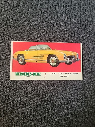 1961 Topps Sports Cars Cards Mercedes-Benz 300 SL #63 - SC2564 | eBay