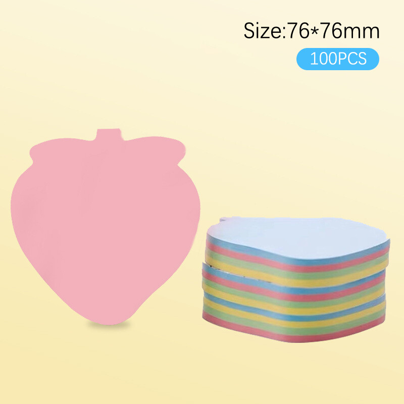 100Pcs Special-shaped Sticky Notes Self-adhesive Bookmarks Stickers ...