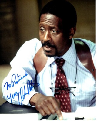 CLARKE PETERS Autographed Signed 8x10 THE WIRE LESTER FREAMON Photo ...
