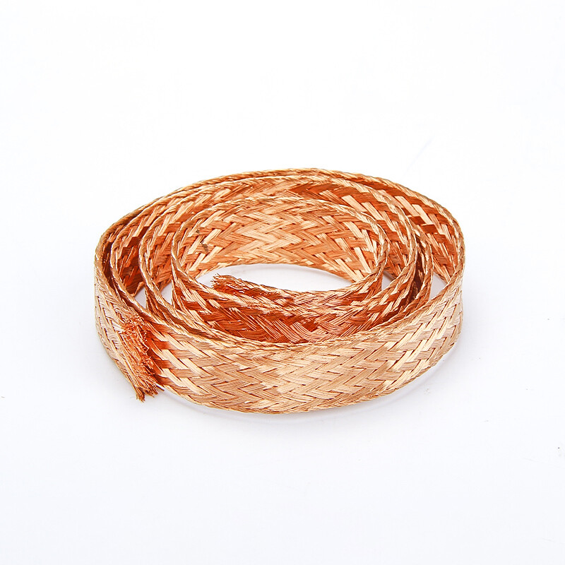 1-120mm² Flat Pure Copper/Tinned Braid Cable Bare Copper Braid Wire ...