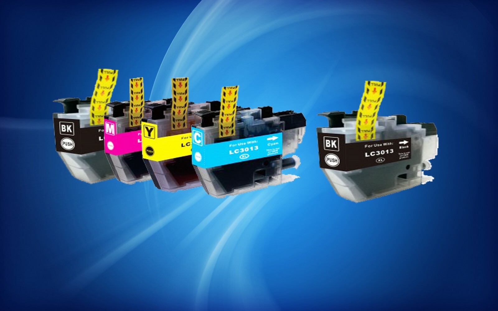 5PK Compatible LC3013 2BK+C/M/Y Ink Cartridge for Brother MFC-J491DW ...