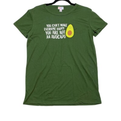 Lularoe Liv Large NWT Green Avocado You Can't Make Everyone Happy T ...