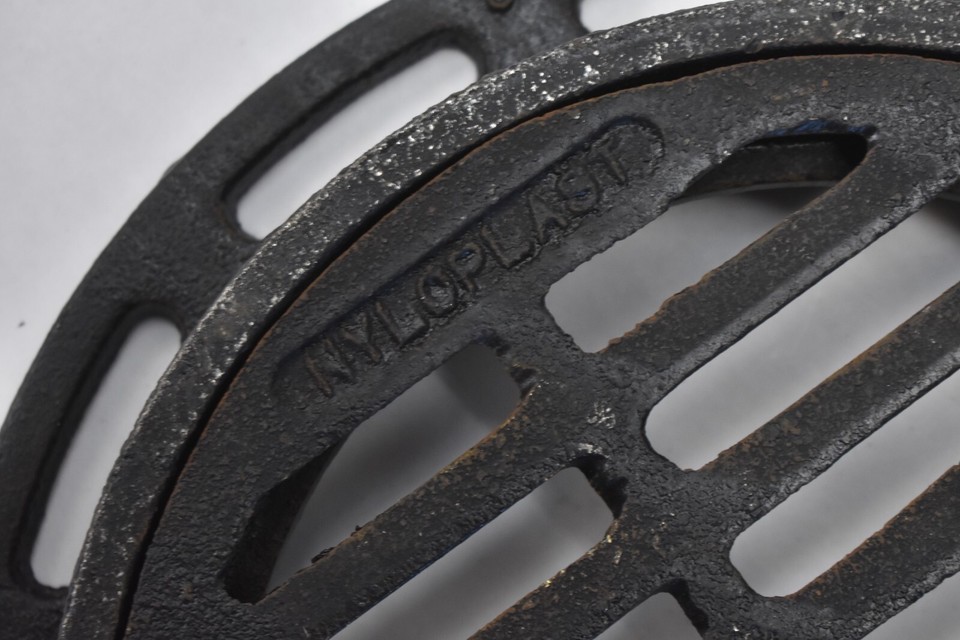 Nyloplast 0899CG-F Black Ductile Iron Drain Grate 11" OD x 8-1/2" ID ...