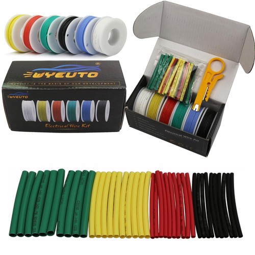 30awg Stranded Wire Core Hook up Wires-6 Different Colored Jumper Wire ...