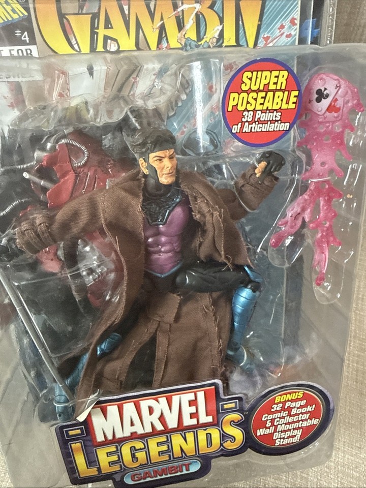 Gambit Marvel Legends Series IV Action Figure 2003 Toy Biz NEW SEALED ...