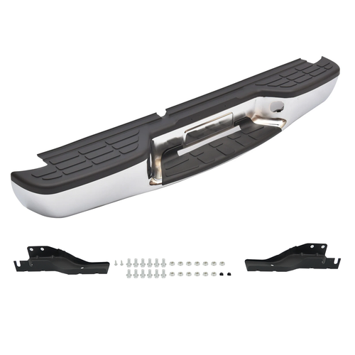 Chrome Rear Step Bumper Assembly Fit For Chevy S10 Sonoma 98 99-04 ...