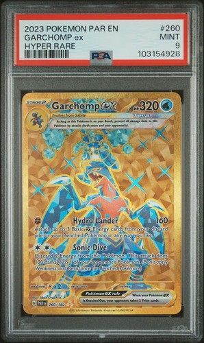 2023 POKEMON PAR EN-PARADOX RIFT HYPER RARE #260 GARCHOMP EX PSA 9 | eBay