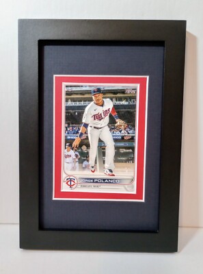Jorge Polanco Minnesota Twins Framed Baseball Card Plaque 2022 Topps ...
