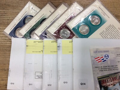 1999 Q10-Q14 50 State Quarter Official First Day Coin Covers | eBay