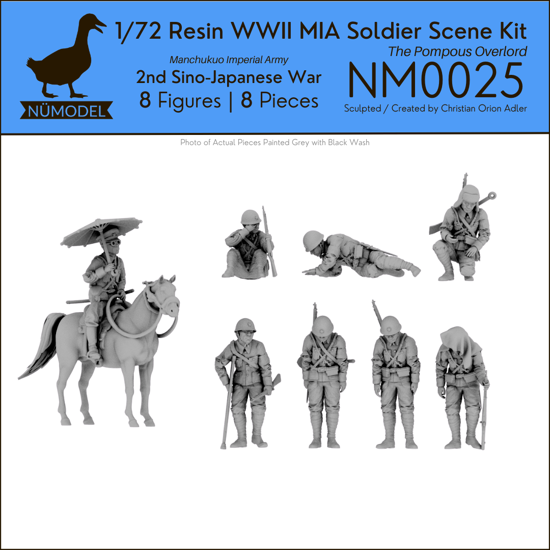 NUMODEL NM0025 | 1/72 Resin WWII Manchukuo MIA Scene Kit "Pompous ...