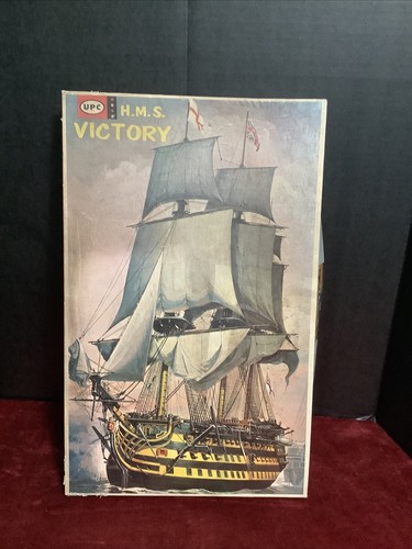 Vintage UPC Model Kit H.M.S. Victory. Parts Unopened | eBay
