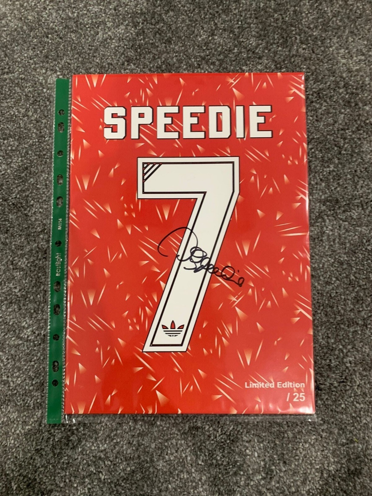 Limited Edition David Speedie Signed Liverpool FC Number 7 Candy Style ...