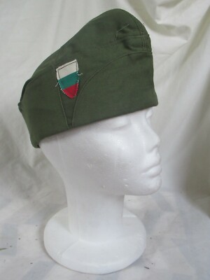 Soviet Era Bulgarian military garrison cap forage hat army communist ...