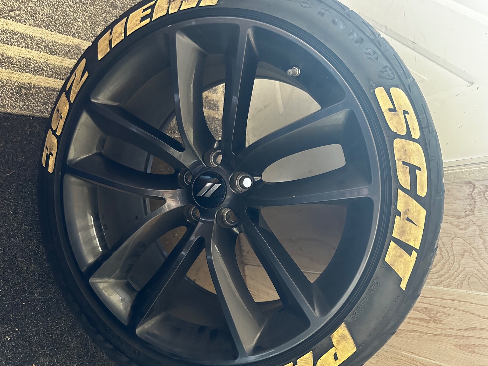 Dodge Challenger Dark Charcoal 20 Inch OEM Wheel 2015 to 2019 for sale ...