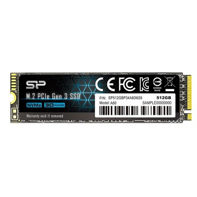 Silicon Power P34A60 M.2 512 GB PCI Express SLC NVMe | eBay