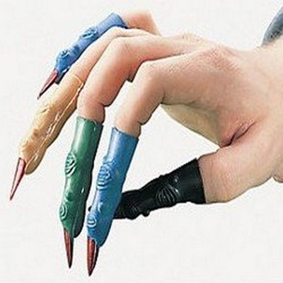 Pack of 10 - Halloween Monster Alien Fingers | eBay