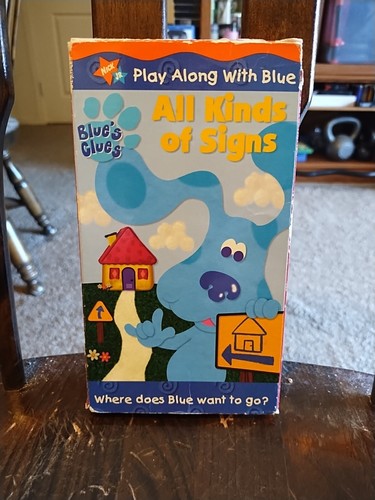Vintage Vhs Blues Clues All Kinds Of Signs | eBay