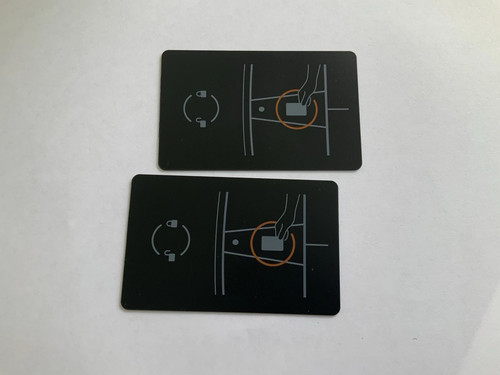 New Lot OF 2 Genuine OEM TESLA Model S 3 X Y Cybertruck KEY CARD ...