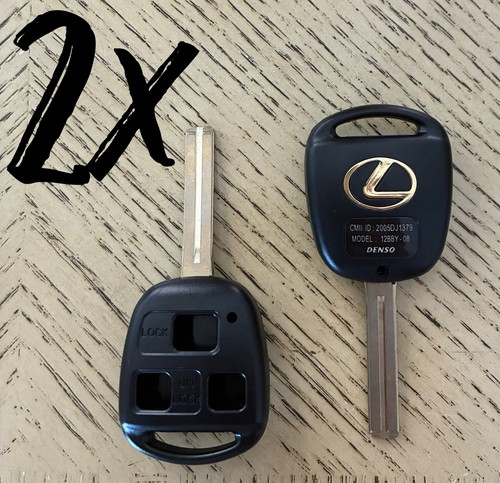 ⭐2x NEW Lexus Remote Shell Keyless Entry Short Key Fob Replacement w ...