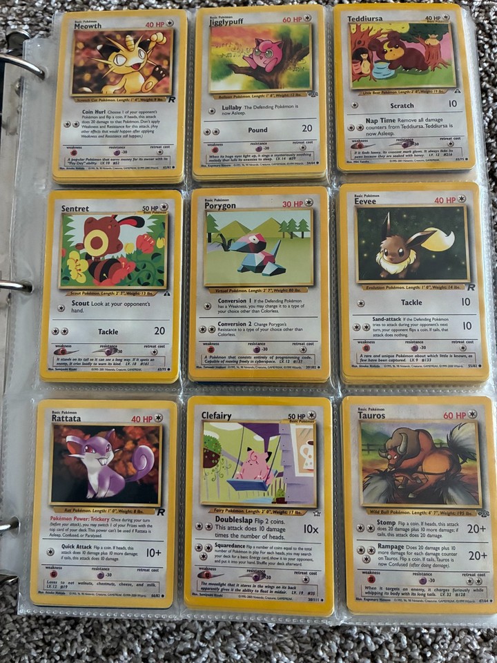 Pokemon Cards Vintage Huge Collection Lot from the 1990s and early ...