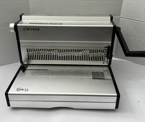 Sircle Corp Heavy Duty Electric Wire Binder Book Binding Machine CW360E ...